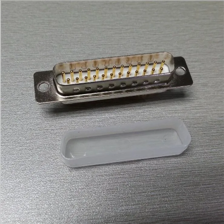 Male Solder Plug Db25 Cable Connector With Dust Cap - Buy Db25 Cable ...