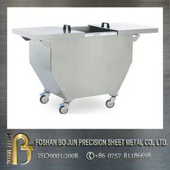 304 Stainless Steel Waste Trolley Bin - Buy Waste Trolley Bin,Stainless ...