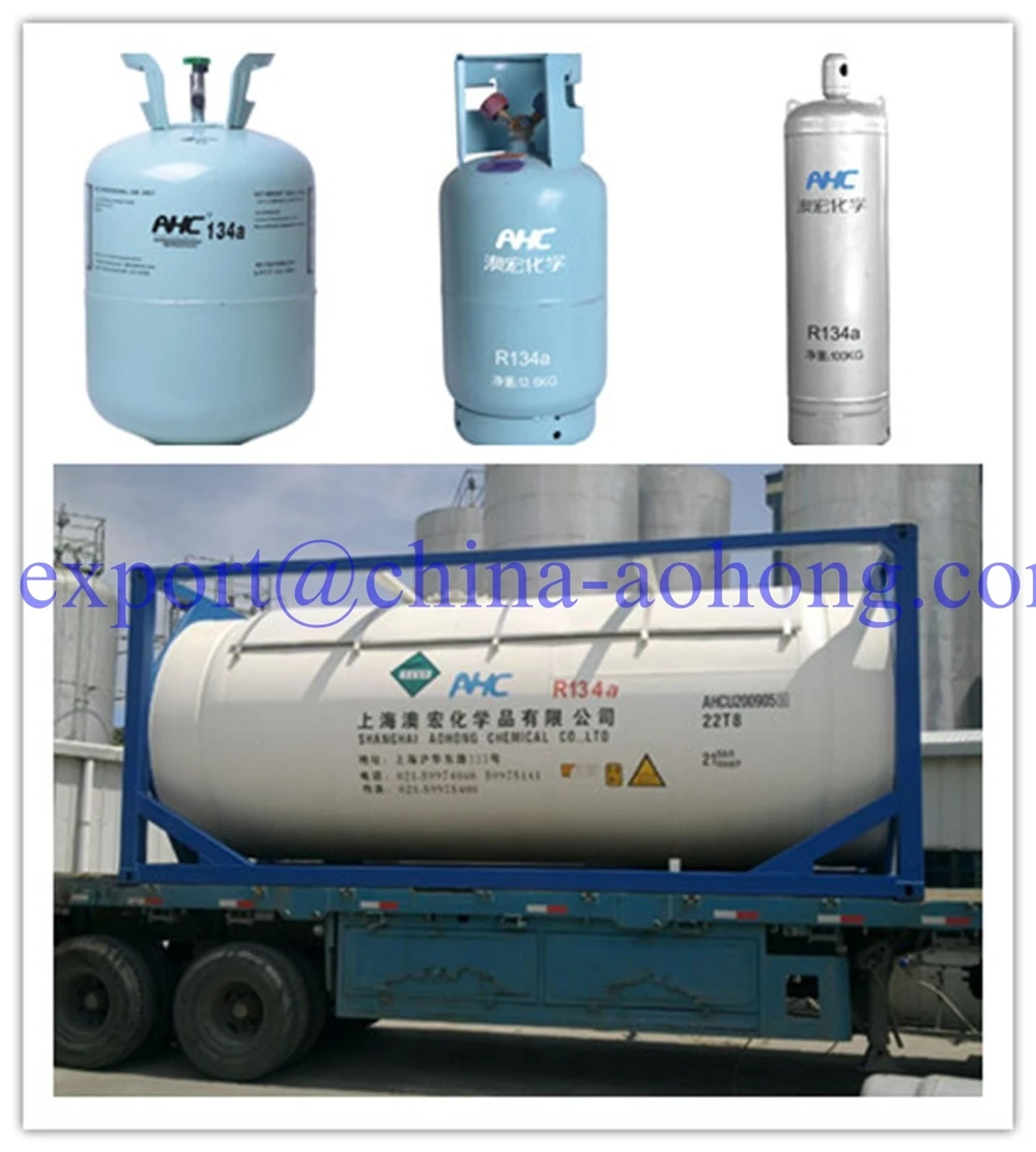 Tetrafluoroethane R134a Refrigerant Gas For Freezer - Buy Refrigerant ...