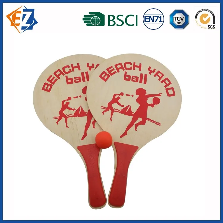 Wooden Beach Racquet Tennis Paddle Game Set| Alibaba.com