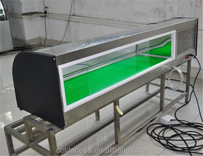 1200mm Sushi Cooler Display Counter Top Sashimi Display Cabinet - Buy ...
