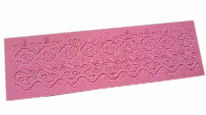 New Arrival Flower Silicone Sugar Lace Mat for Cake Decoration