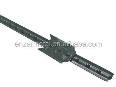 1.33lbs Metal T Bar Fence Post - Buy 1.25lb Per Foot Studded Steel T ...