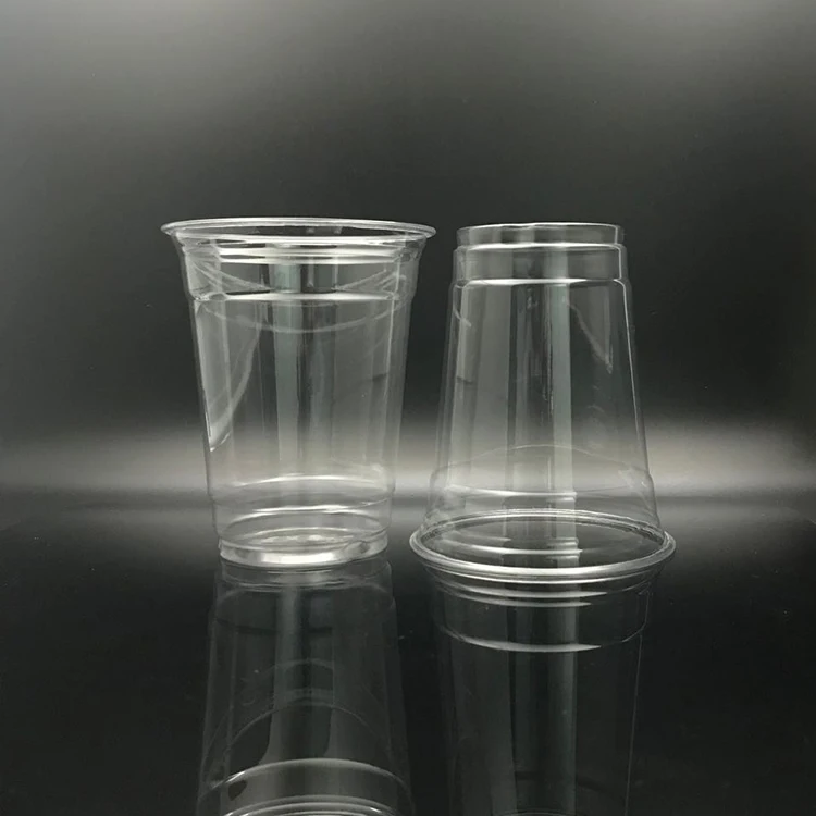 12oz Pla Corn Starch Plastic Degradable Cup Disposable Plastic Bubble ...