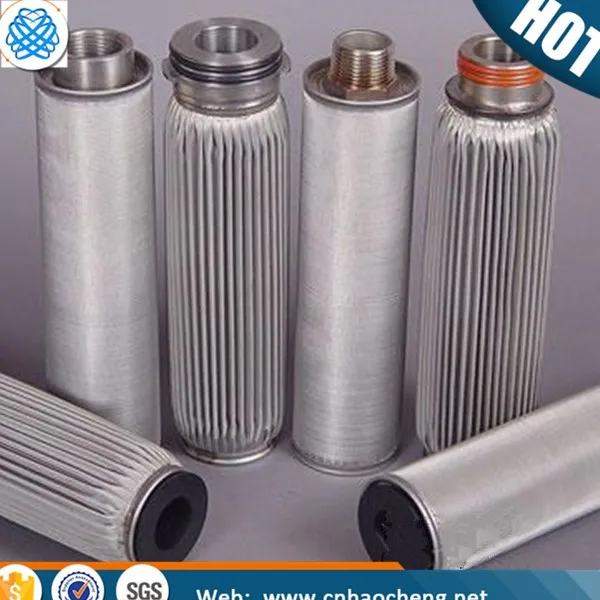 Sus 304 316 316l Stainless Steel Oil Filter Element /sintered Filter ...