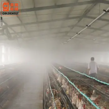 Goldnenest Chicken House Poultry Farm Equipment Water Misting Spraying ...