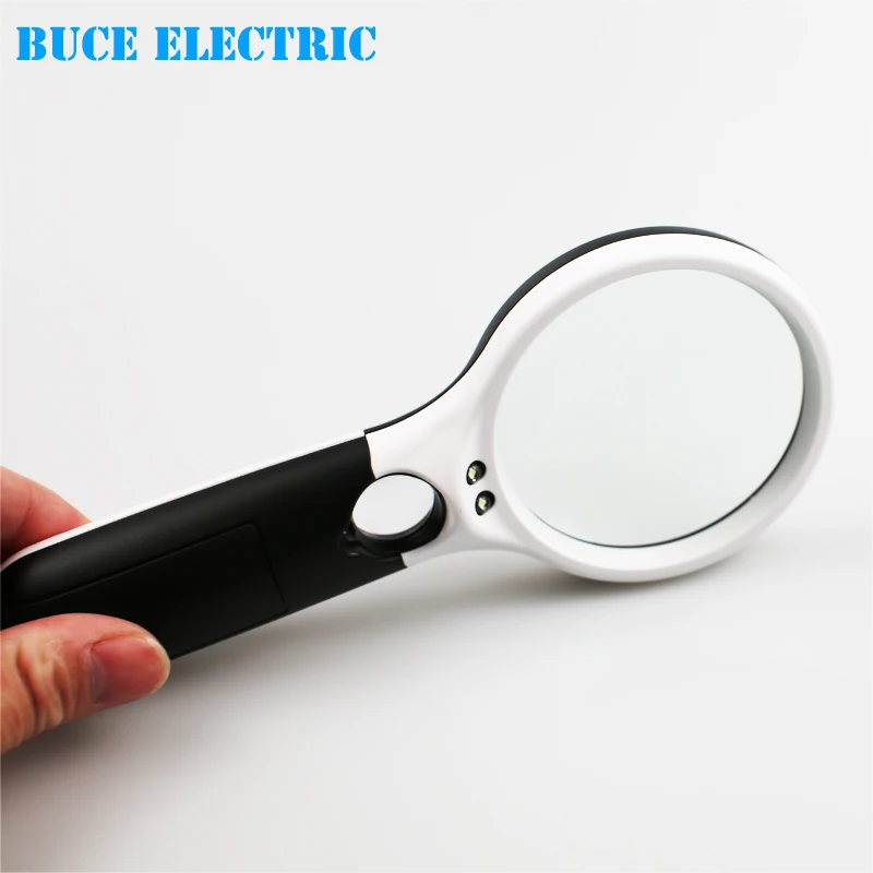 Illumination Led Handheld Magnifier Pocket Magnifier Magnifying Glass ...