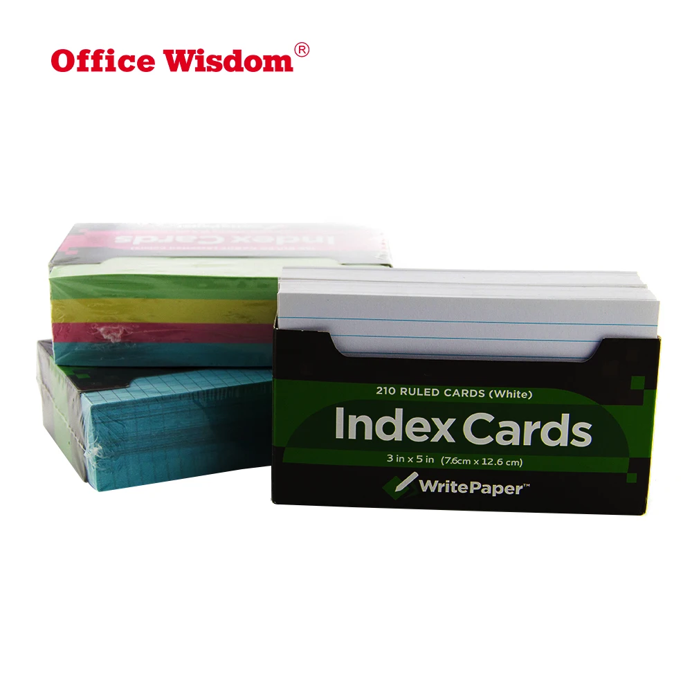 Stationery White Paper Index Cards - 300 Count, 4"x6" Unruled, Perfect ...
