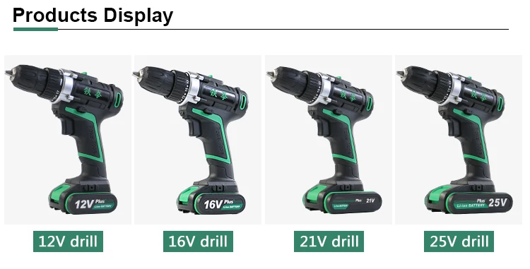 New Arrived Industrial 25 Volt Lithium Wireless Drills - Buy Wireless ...