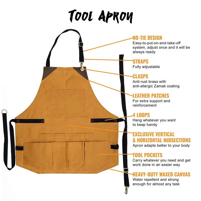 Adjustable For Men And Women Pro Mechanic Aprons - Buy Woodworker ...