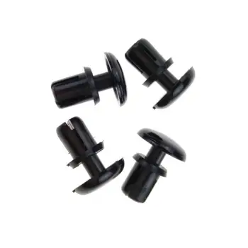 Black Plastic Nylon Push Rivets Fastener For Pc Support Locking ...
