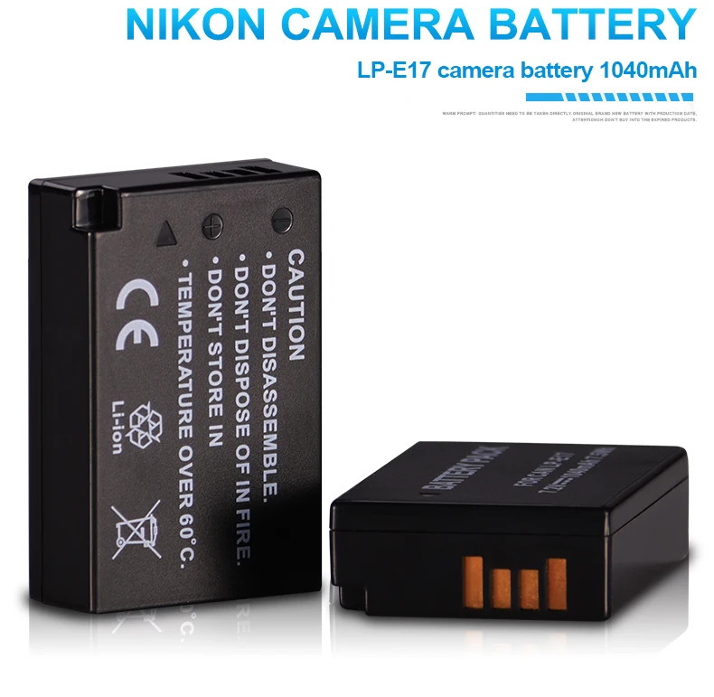 Best 1040mah Lithium Digital Camera Battery LP-E17 for CANON