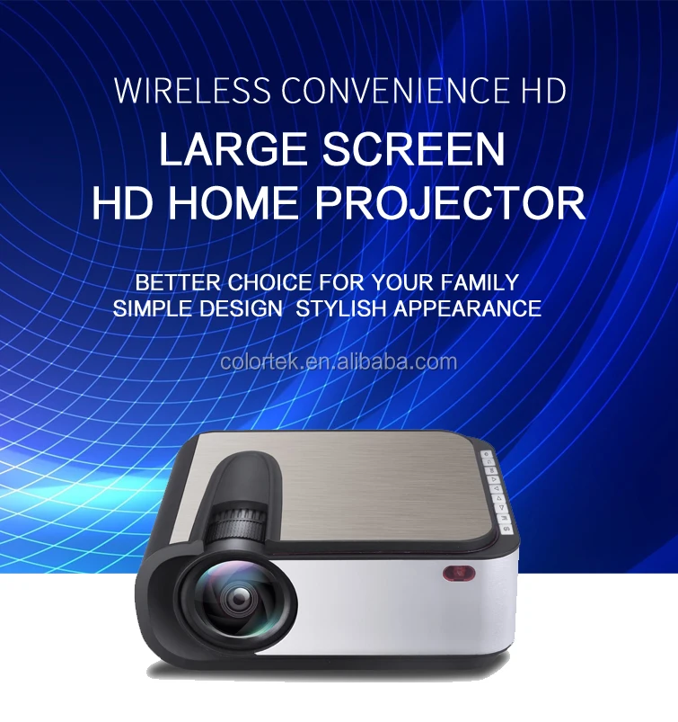 H89 LED Projector - Full HD 1280x720 Home Cinema Experience