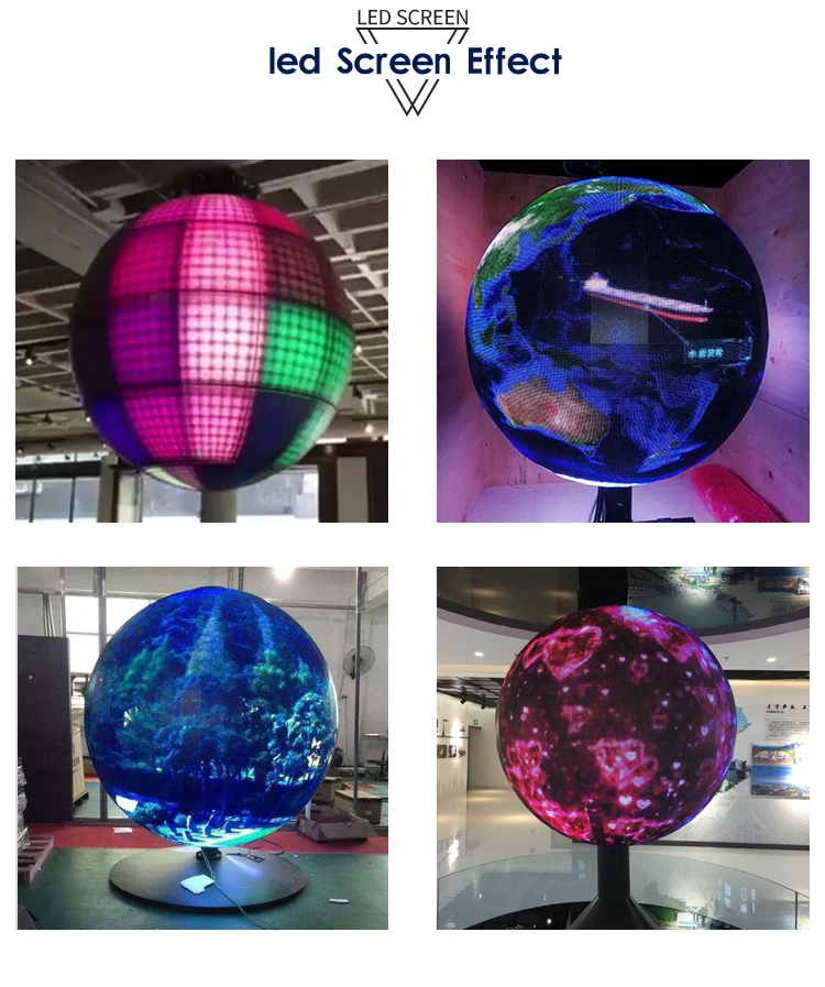 Programmable LED Sphere - 3D Ball Display for Indoor