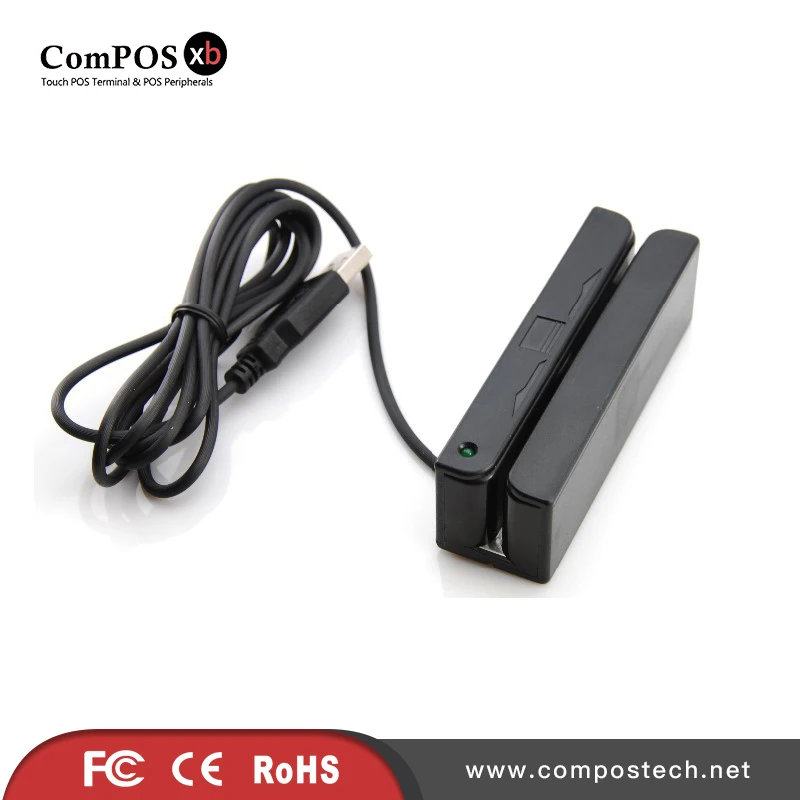 Mini Msr 90mm Long Usb 3 Tracks Hico Magnetic Strip Reader MSR1300