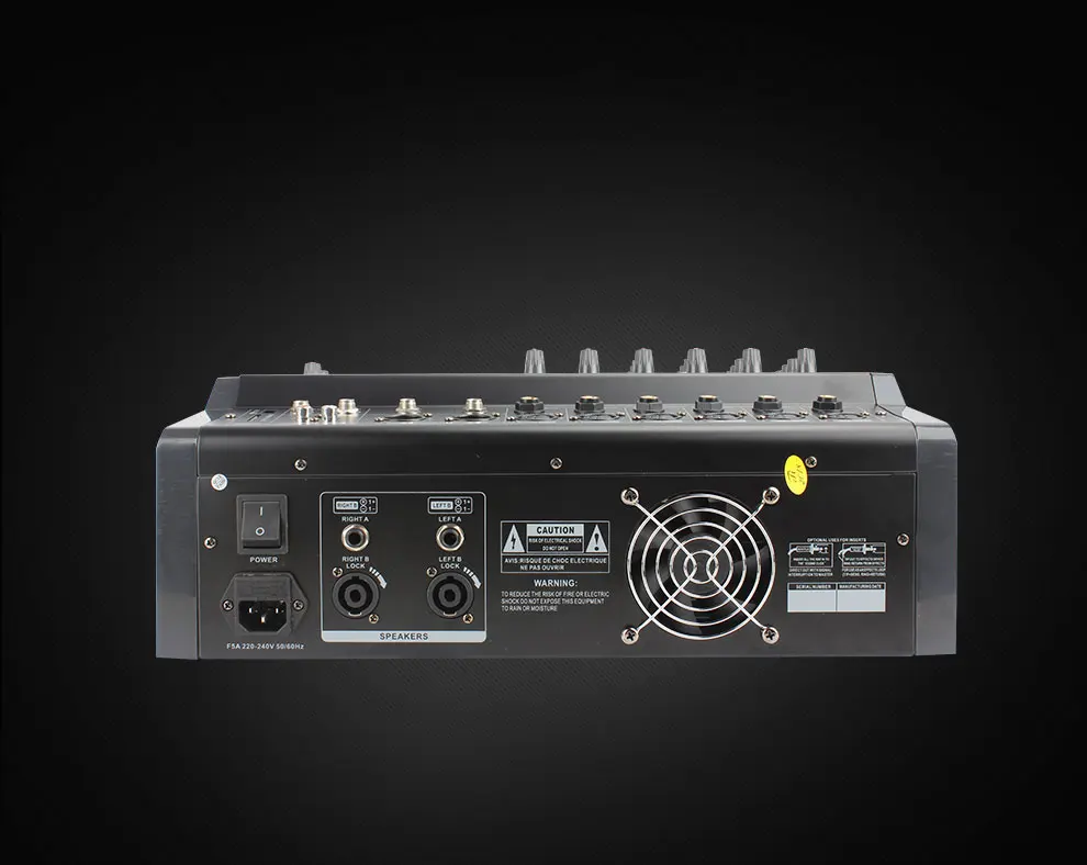 6 Channels Mixer Power Audio Amplifier +48v - Buy Power Mixer,Power ...