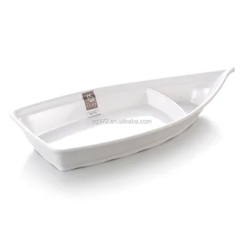 Boat Shaped Unbreakable Melamine Sushi Sashimi Plate - Buy Boat Shaped ...