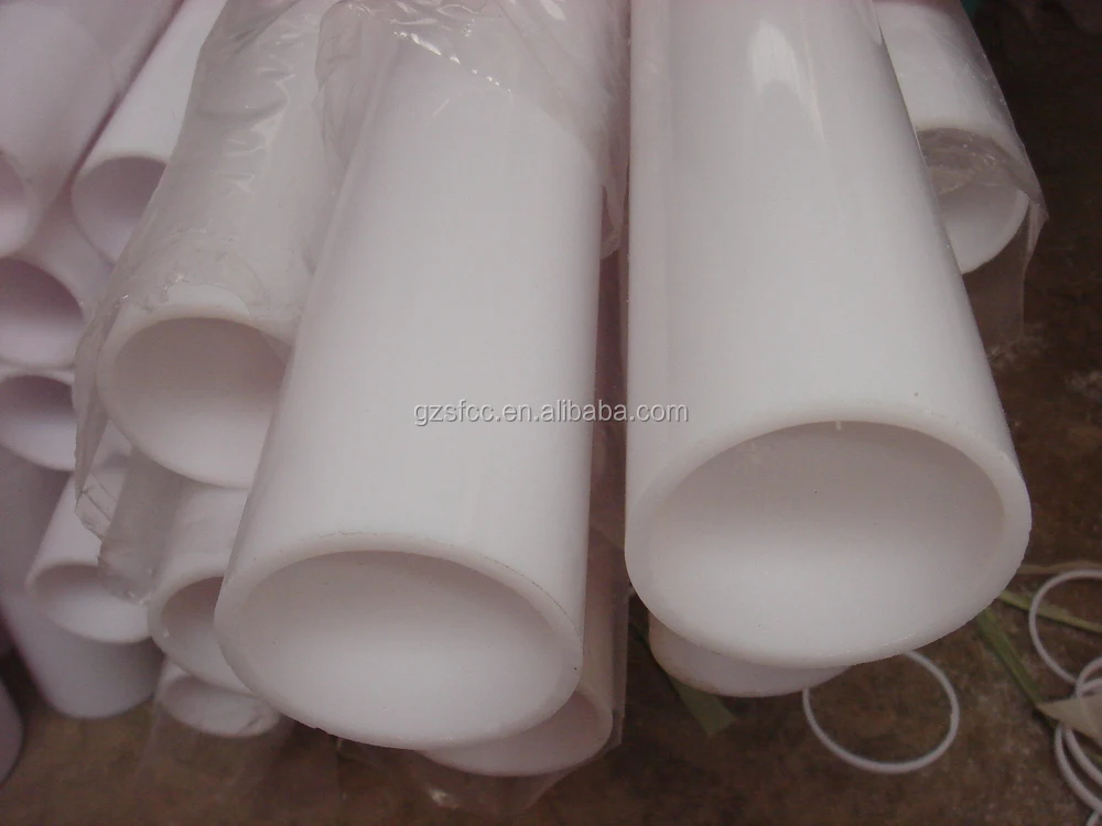 Milky Acrylic Tube,Large White Acrylic Tube,Milky White Plastic Tube ...