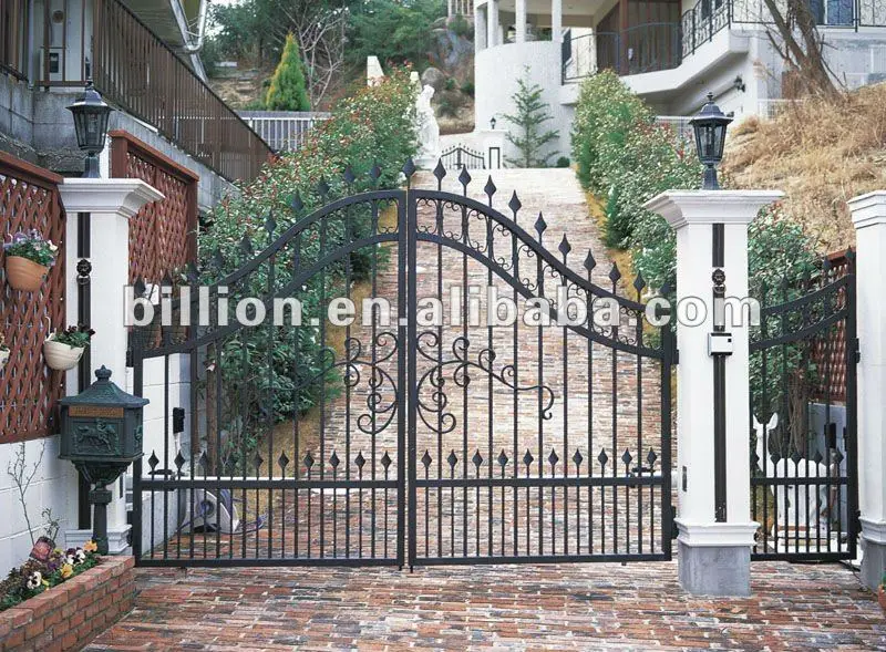 High Quality Wrought Iron Boundary Wall Gates - Buy Boundary Wall Gates ...