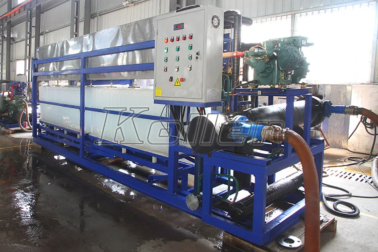 Ice Fabrication Machine 3000kg Per Day Direct Cooling Auto Ice Block ...