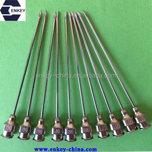 Injection Metal Part,Stainless Steel Metal Cannula Needle 14g~30g - Buy ...