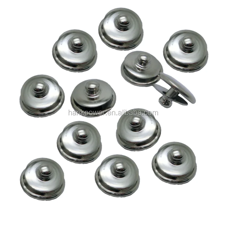 Nickel Plated 3.9mm Male ECG Snap Button Connector - Customizable OEM