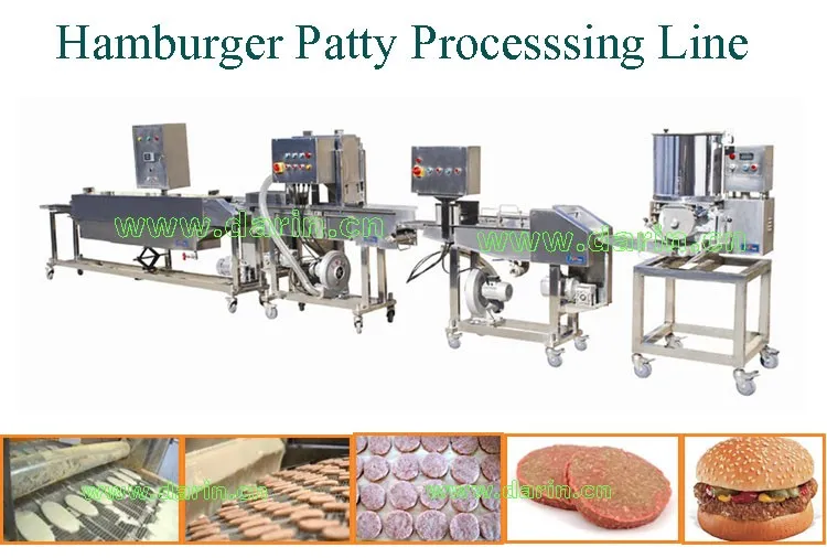 Kfc/mc Beef Chicken Hamburger Press Machine Factory Price - Buy Burger ...