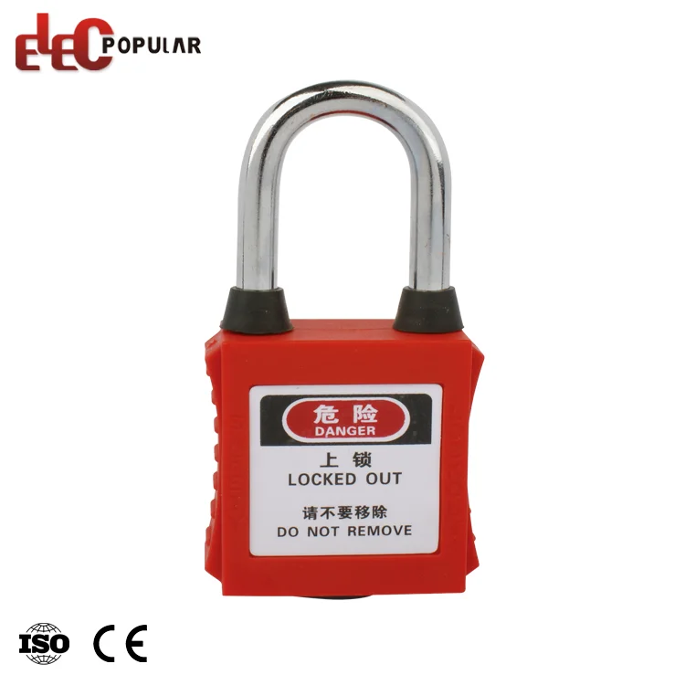 Durable 38mm Nylon Body 38mm Abs Safety Lockout Padlock - Buy Dustproof ...