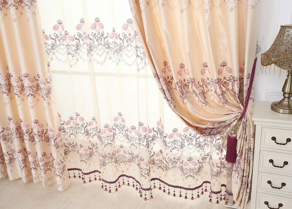 Austrian Ready Made Curtains And Embroidery Drapery - Buy Drapery,Ready ...