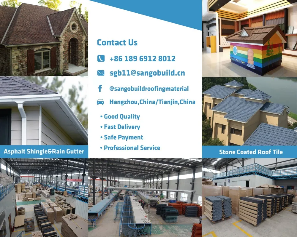 Somalia Building Materials Prefab House Roof Tile Stone Metal Steel ...