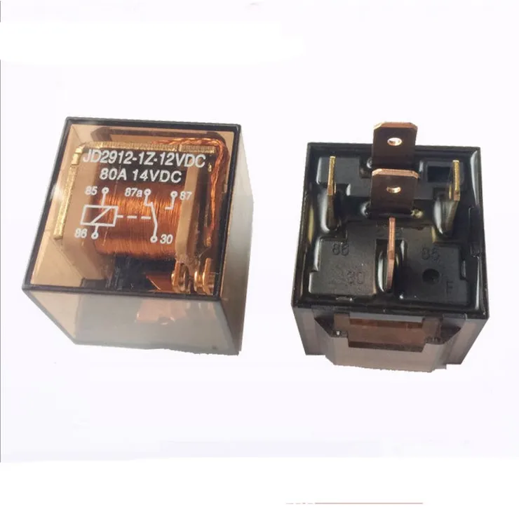 JD1912 12V 80a Universal Transparent Auto Waterproof Relay