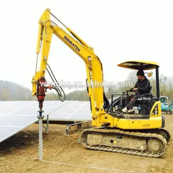 Solar Farm Spiral Piling Machine - Buy Solar Farm Spiral Piling Machine ...