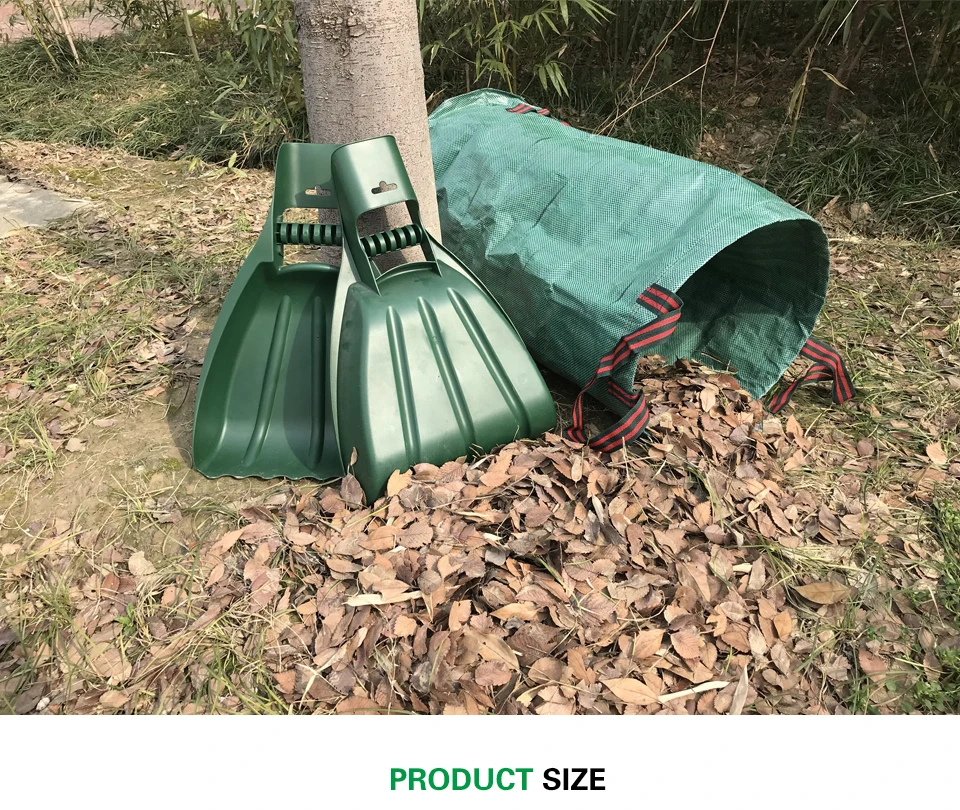 Leaf Grabber Garden Long Handle Plastic Leaf Rakes Leaf Scoop Claw Rake ...