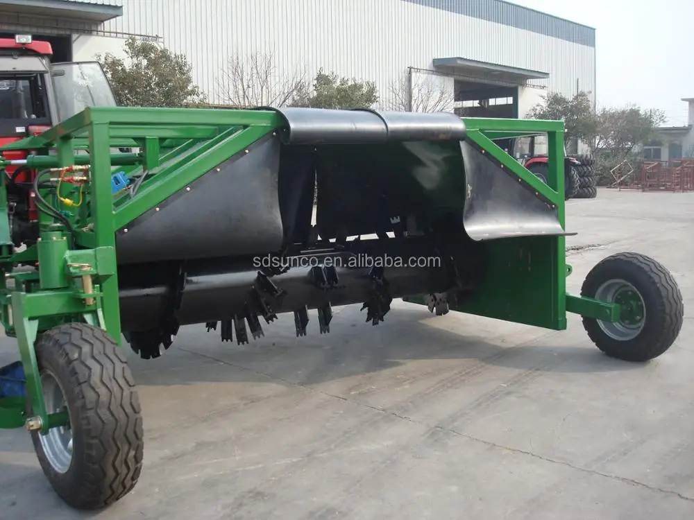 Tractor Towed Hydraulic Pto Driven Compost Turner Machine/ Tractor ...