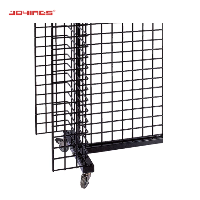 Supermarket Easy To Move 4 Way Metal Wire Grid Display Rack - Buy Wire ...