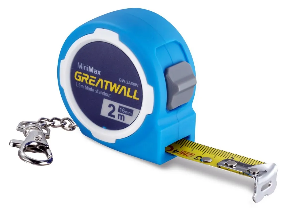 2m Promotional Gift Tape Measure with Keychain & Custom Logo