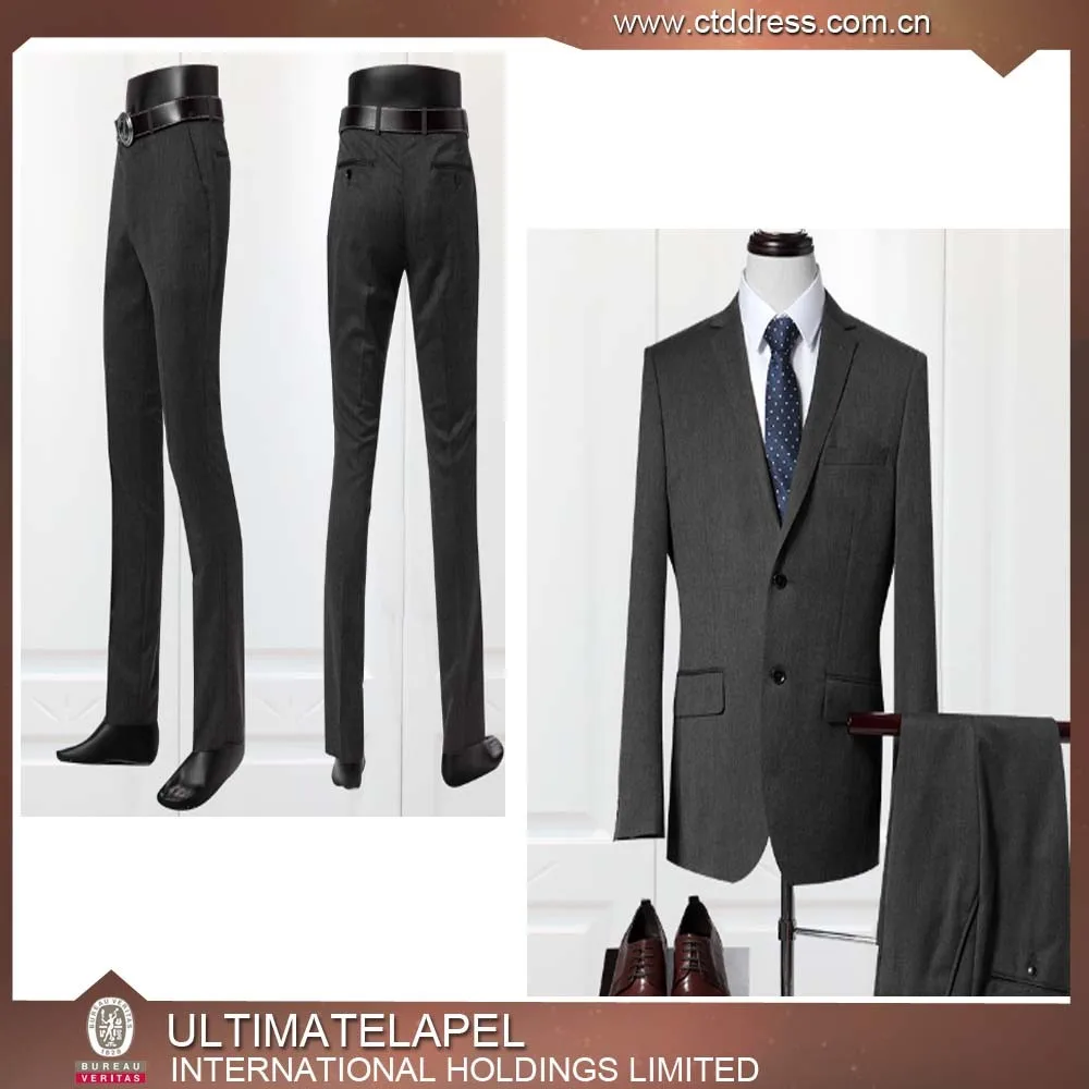 2017 Slim Fit Ready To Wear Standard Size 2 Piece Coat Pant Men Suit ...
