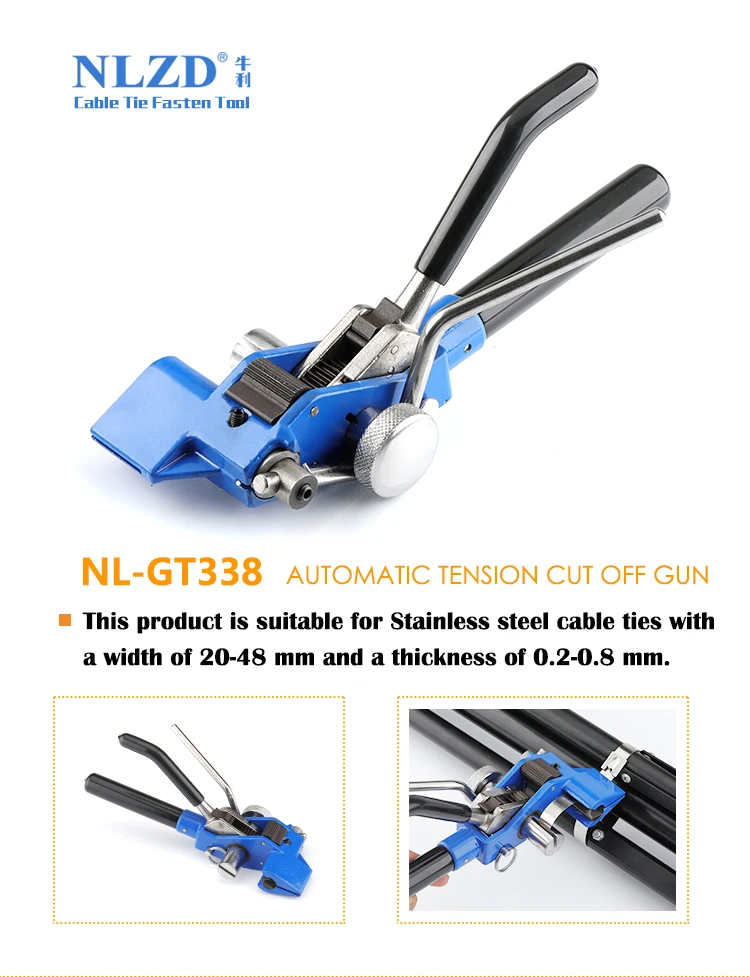 Automatic Cable Tie Gun For Nylon Zip Ties Tight Quickly Tool - Buy ...