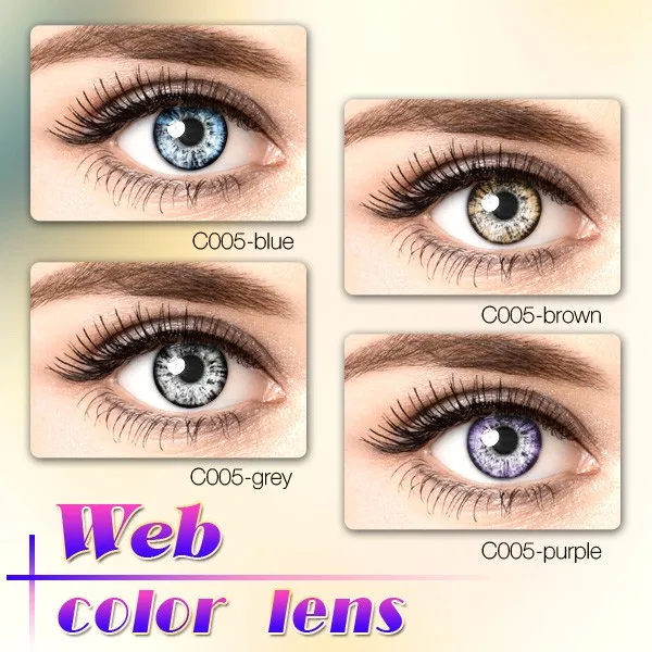 Wholesale Cosmetic Cheap Big Circle Baby Doll Eye Galaxy Color Contact ...