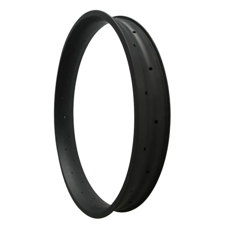 Carbon Fat Bike Rims 80mm Width Double Walls Hookless Clincher Tubeless ...