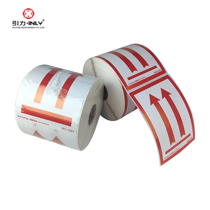 Caution Shipping Label Keep Upright For Carton Packaging Label - Buy ...