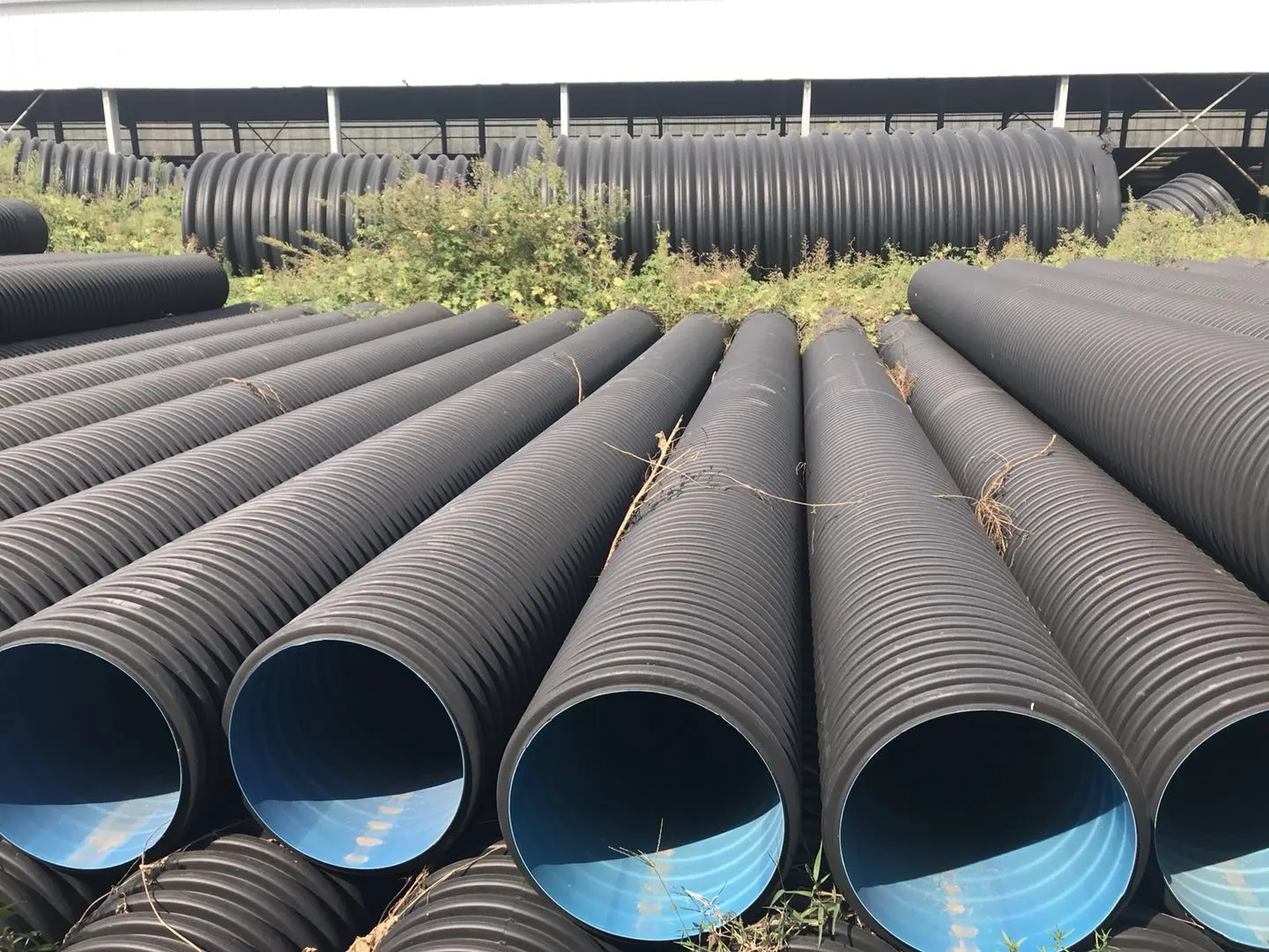 Hdpe 400mm Sn8 Double Wall Corrugated Pipe For Drainage System - Buy ...