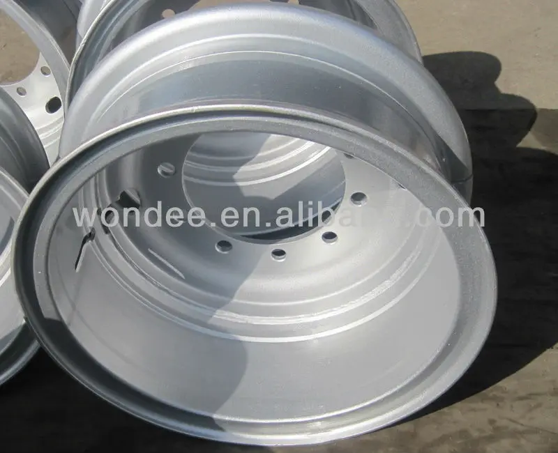 20 Inch Steel Wheel Rims for Semi Truck Tube with 8 Bolt