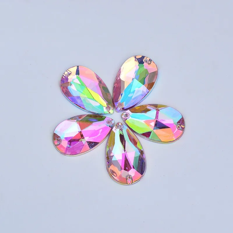 17*28mm Sewing Flatback Stones - Versatile Acrylic Strass