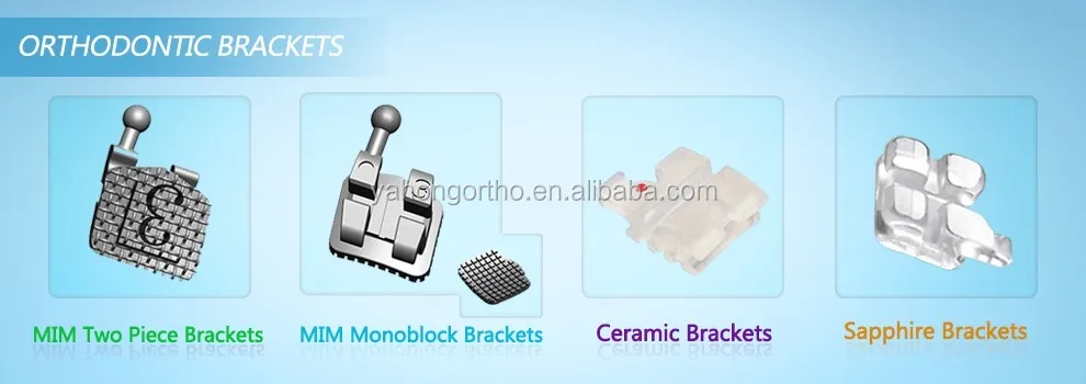 Orthodontic Bracket Vertical Slot V Slot Roth MBT Dental Braces