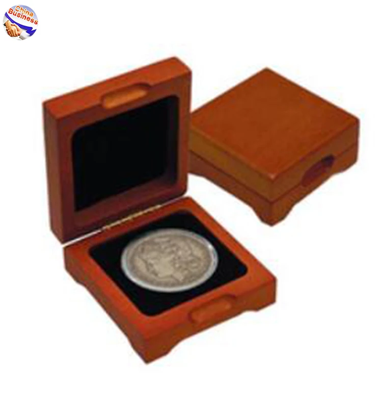 High Gloss Customize Wholesale Wood Medal Commemorative Coin Display ...