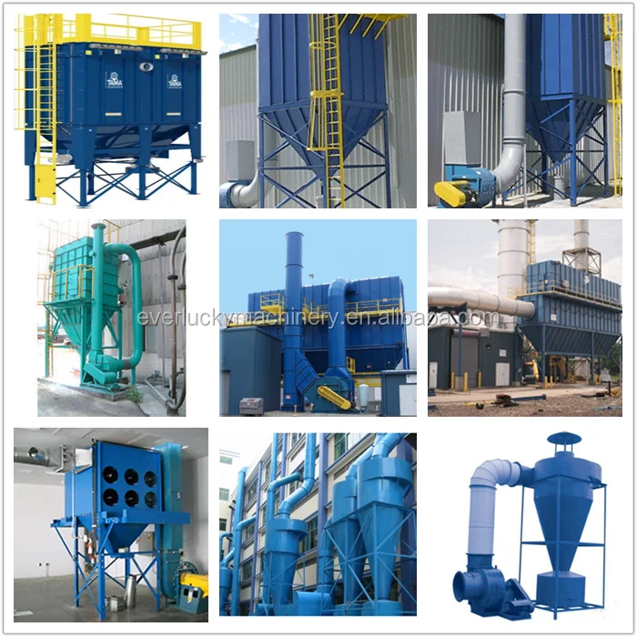 Fabric Filter Baghouse With Multiple Suction Hoods And Overhanging ...