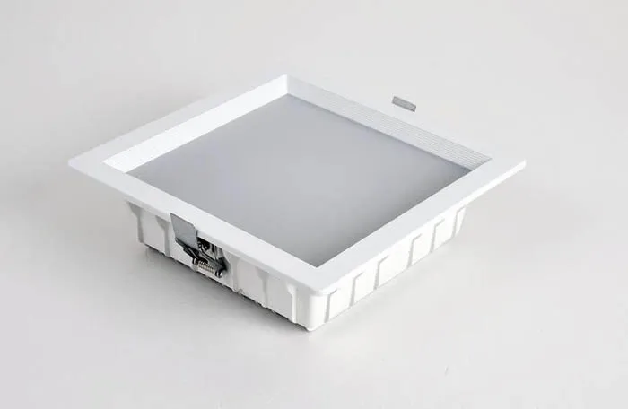 Full White Dimmable 12w 18w 24w Square Recessed Led Downlight 140mm ...