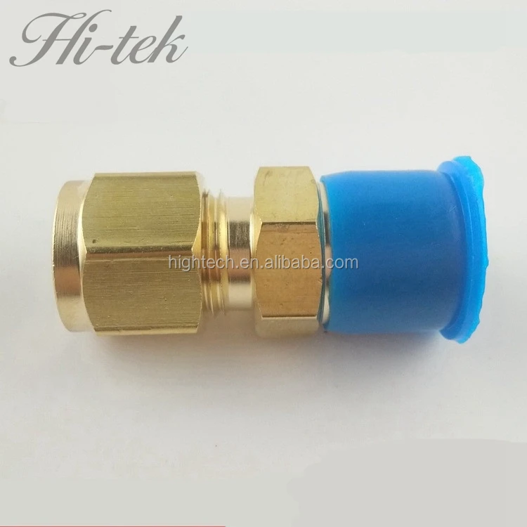 Brass Male Thread Straight Double Ferrule Connector Union Tube Fitting ...