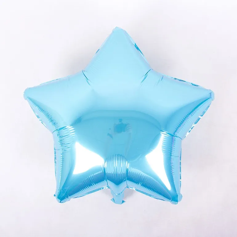 Colorful 18 Inch Holographic Star Shape Mylar Balloons Self Inflating